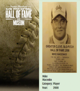 Mike Macenko – Softball History USA